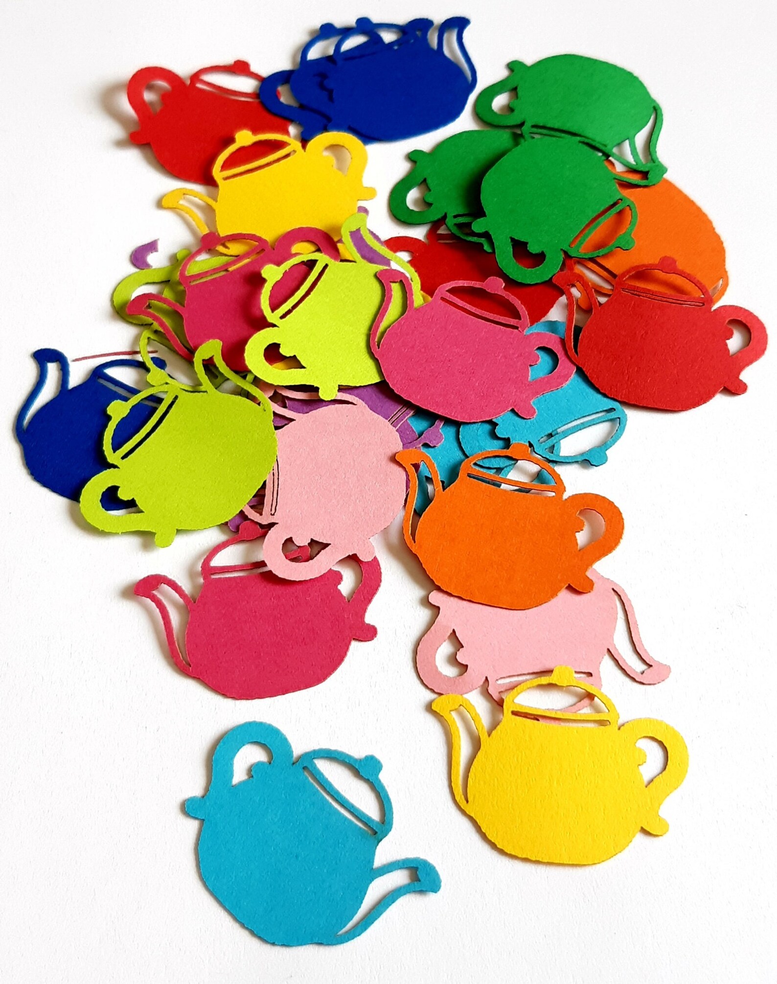 Tea Pot Die Cut Outs ( Scrap Booking, Confetti, Card Making ...