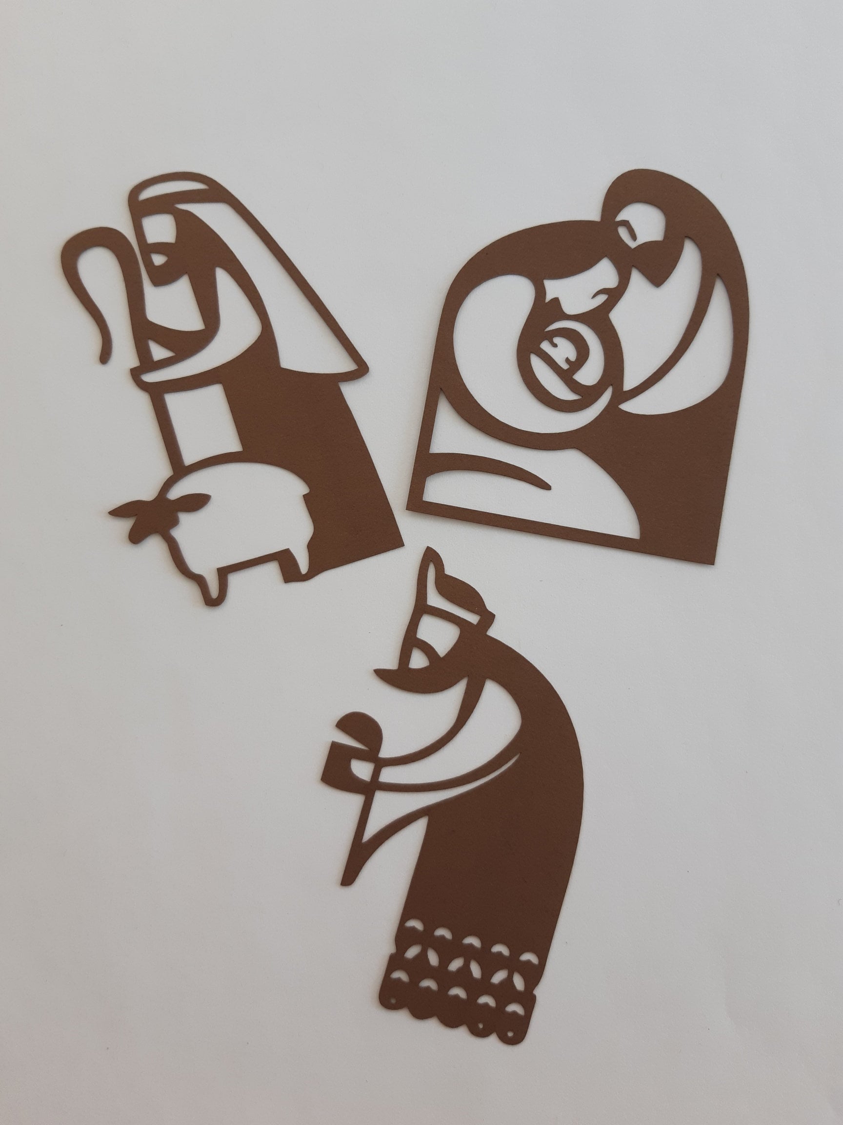 Nativity Scene Wise Men Themed Die Cut Outs Christmas | Etsy