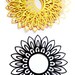 Sunflower Die Cut Out ( Scrap Booking, Confetti, Party Decoration ...