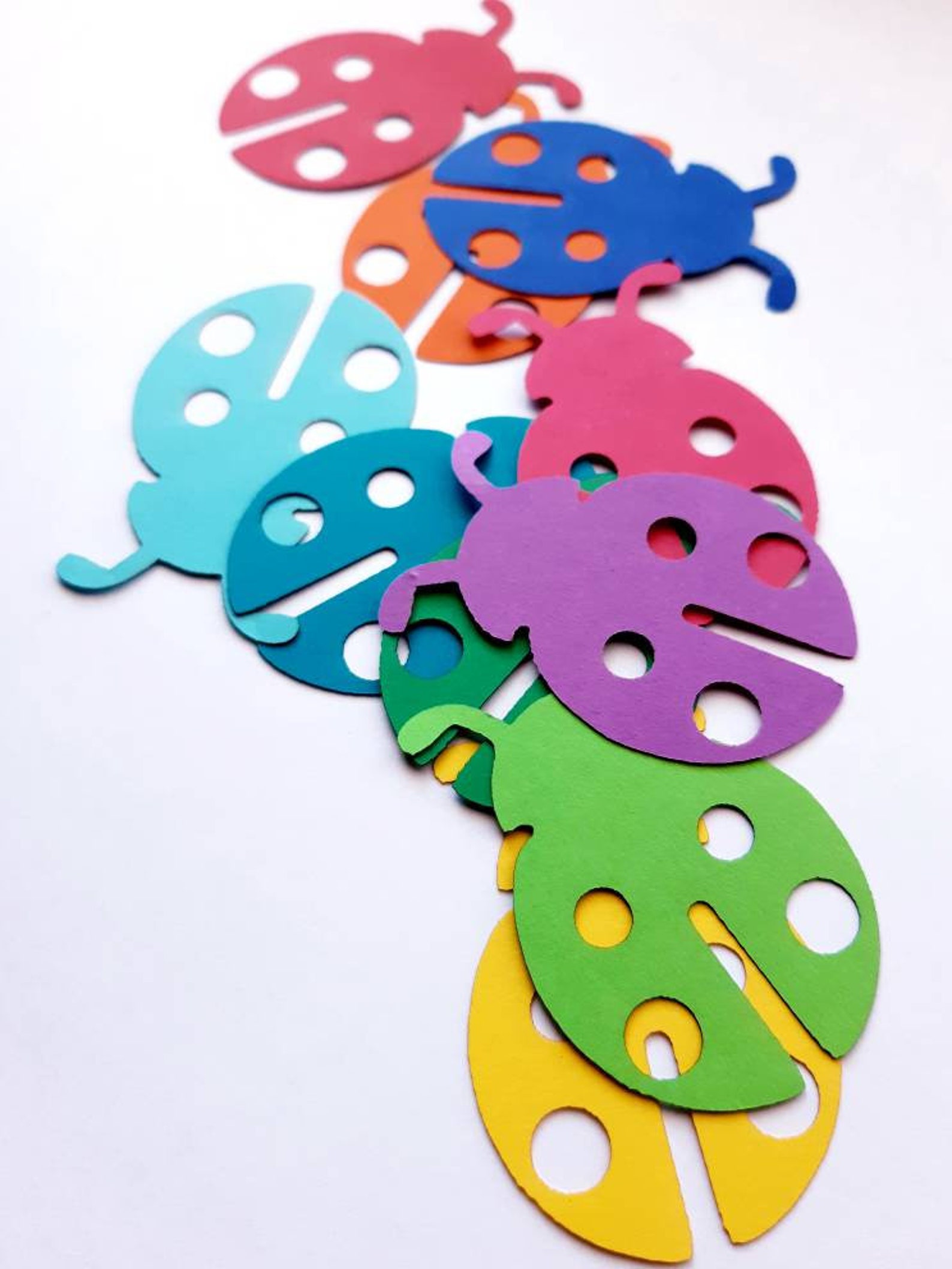 Lady Bug Die Cut Outs ( Scrap Booking, Embellishments, Party Decoration ...