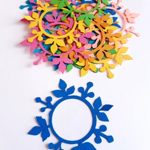 Fancy Paper Picture Frame Die Cut Out ( Scrap Booking, Embellishments ...