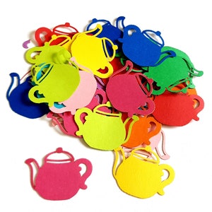 Tea Pot Die Cut Outs ( Scrap Booking, Confetti, Card Making ...