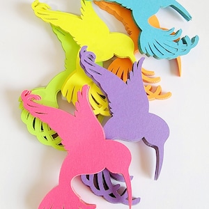 Hummingbird Die Cut Out ( Scrap Booking, Garlands, Confetti, Party ...