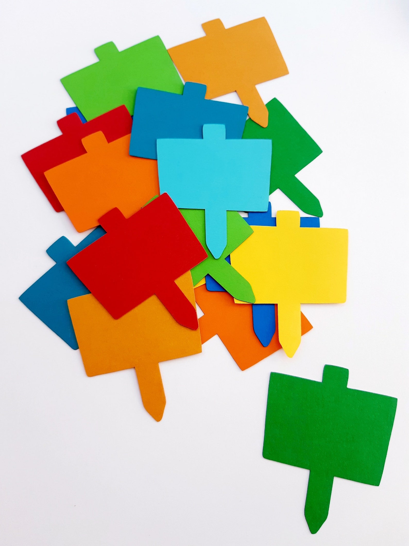 Garden Stake Die Cut Outs ( Paper Garden Stakes, Elementary/ Pre ...