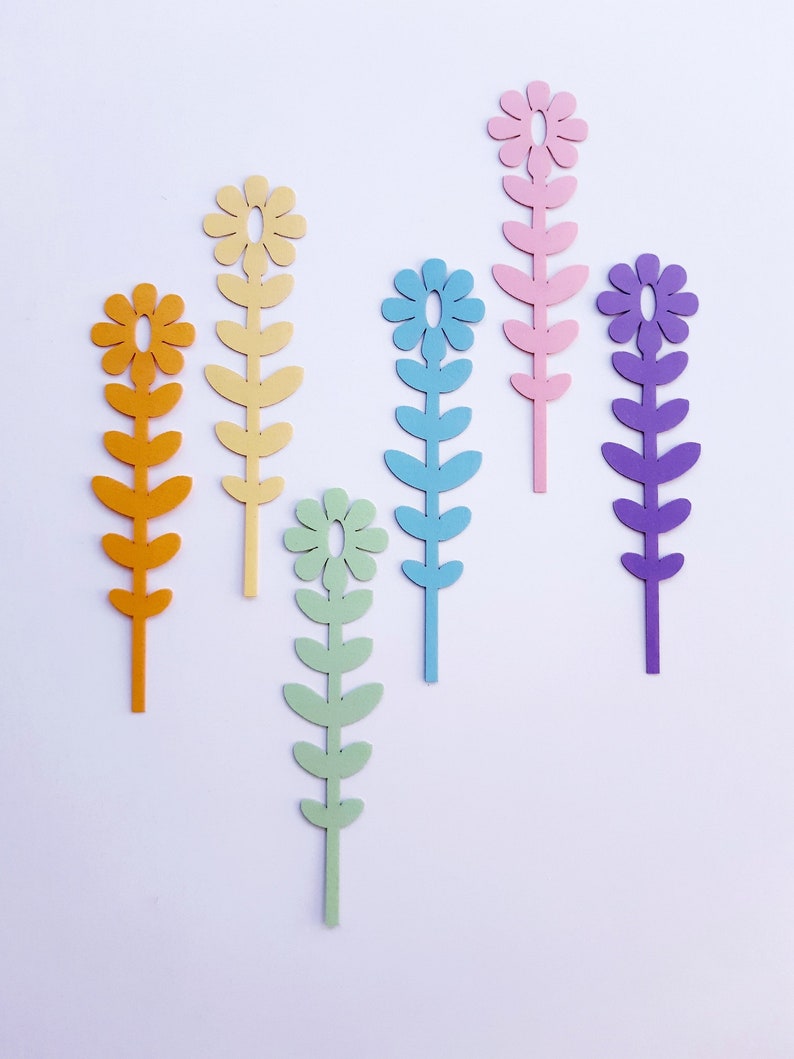 Spring Flower Die Cut Outs ( Spring Decoration, Wedding Decor, Table ...