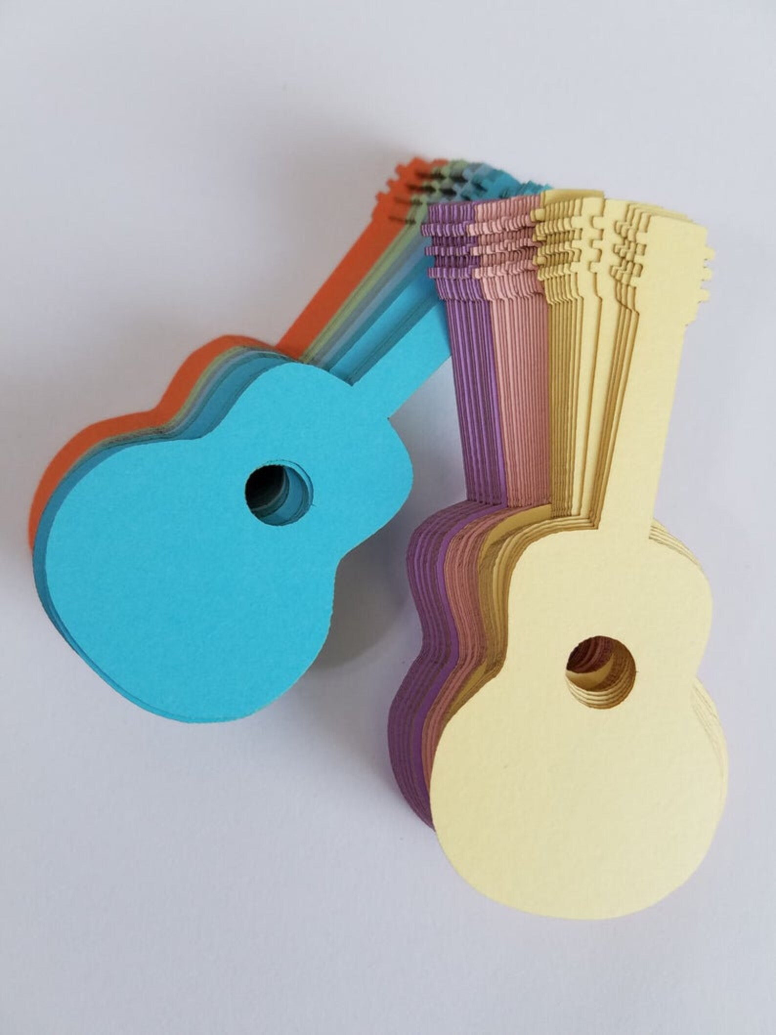 Guitar Die Cut Outs ( Scrap Booking, Embellishments, Decoupage, Party ...