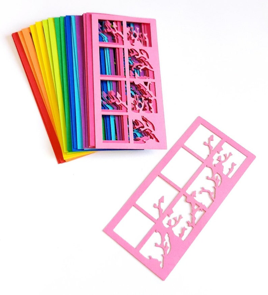 Intricate Paper Window Frame Die Cut Outs ( Scrap Booking, Confetti ...