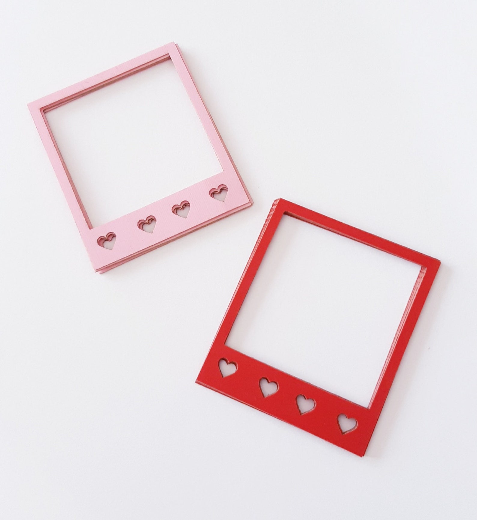 Valentines Day Photo Heart Frame Die Cut Out Scrap Booking - Etsy