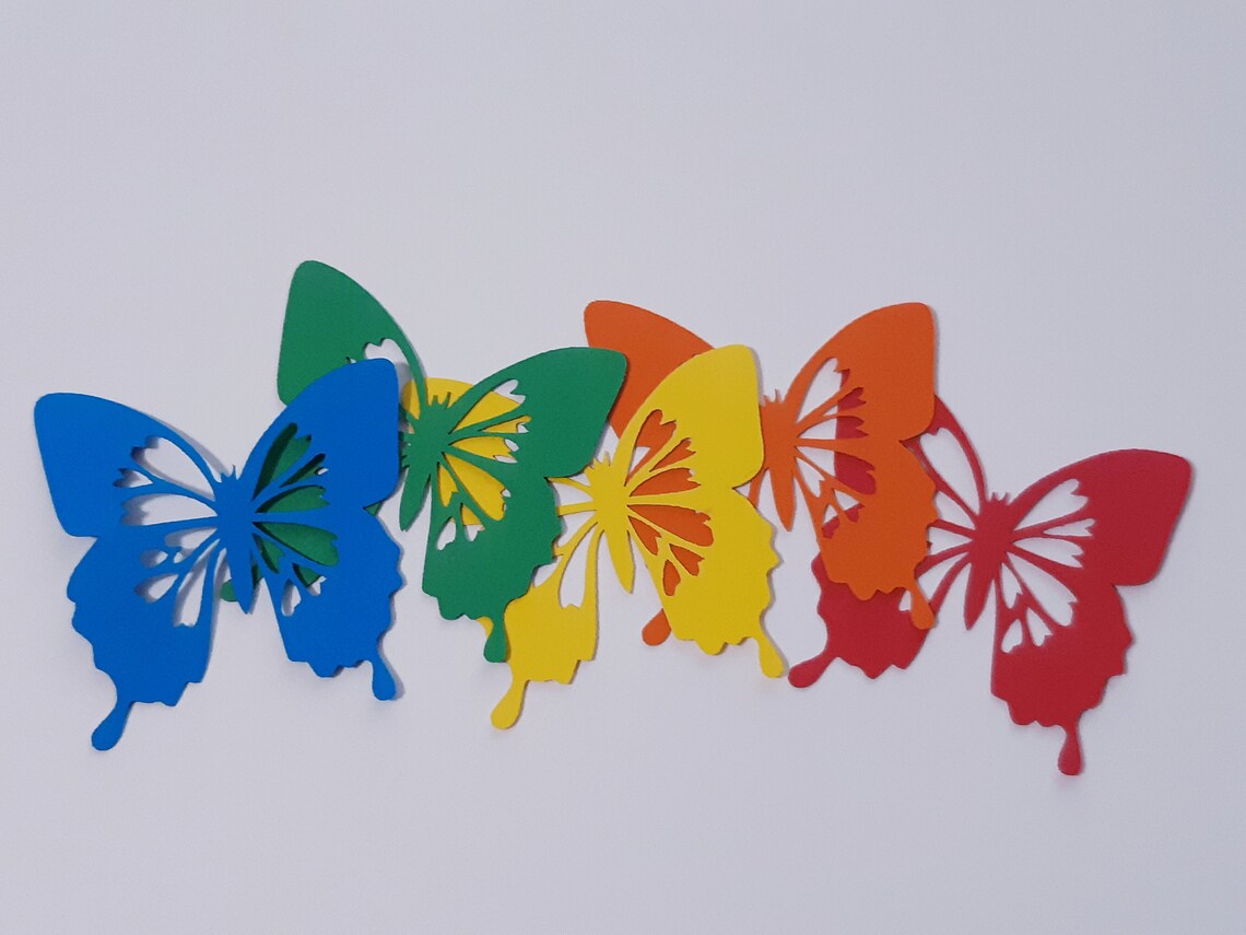 Butterfly Die Cut Outs ( Spring Decor, Baby Shower Decor ...