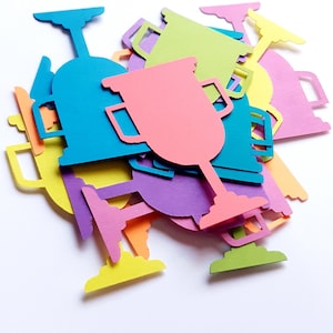 Trophy Die Cut Outs ( School Projects, Scrap Booking, Embellishments ...