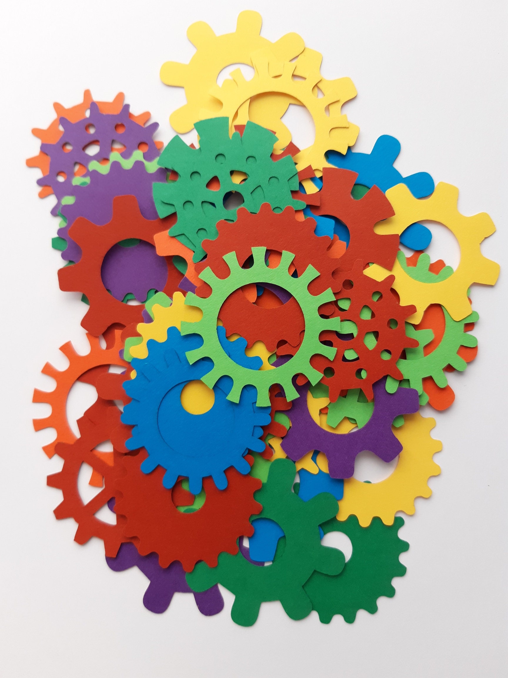 Steam Punk Gear Paper Die Cut Outs STEM Projects Robotics - Etsy