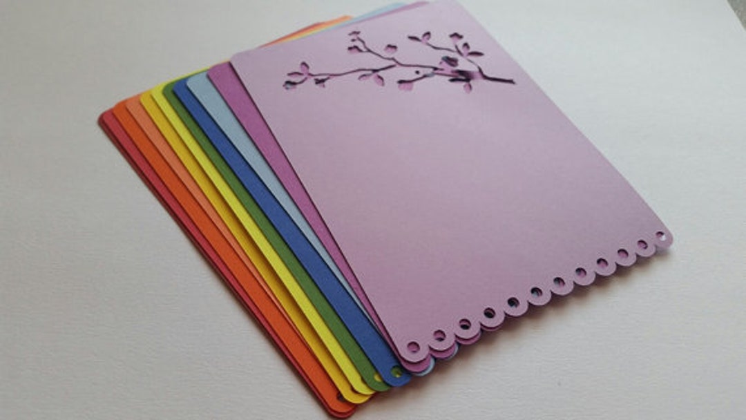 Set of 25 Cherry Blossom Note Card Die Cut Outs ( Scrap Booking, Gift ...