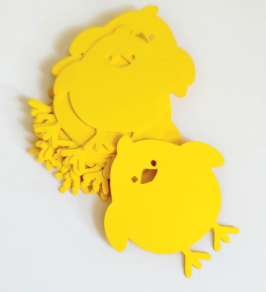 Baby Chicken/chick Die Cut Out ( Baby Shower Decor, Scrap Booking ...