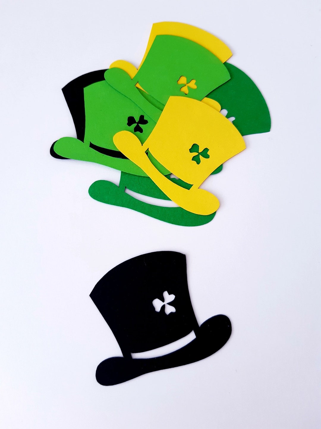 Leprechaun St Patricks Day Hat Die Cut Out St Patricks Day Decoration ...