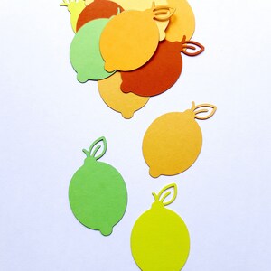 Lemon / Lime Die Cut Outs ( Party Decoration, Confetti, Collages, Scrap ...