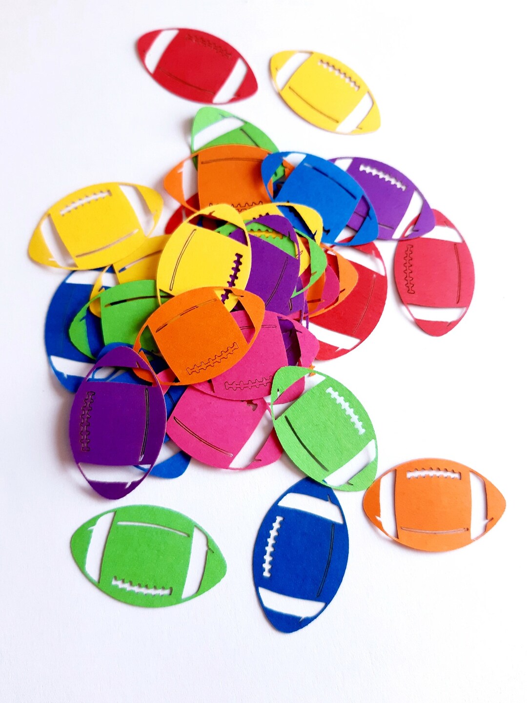 Football Die Cut Out ( Football Decor, Embellishments, Confetti, Scrap ...