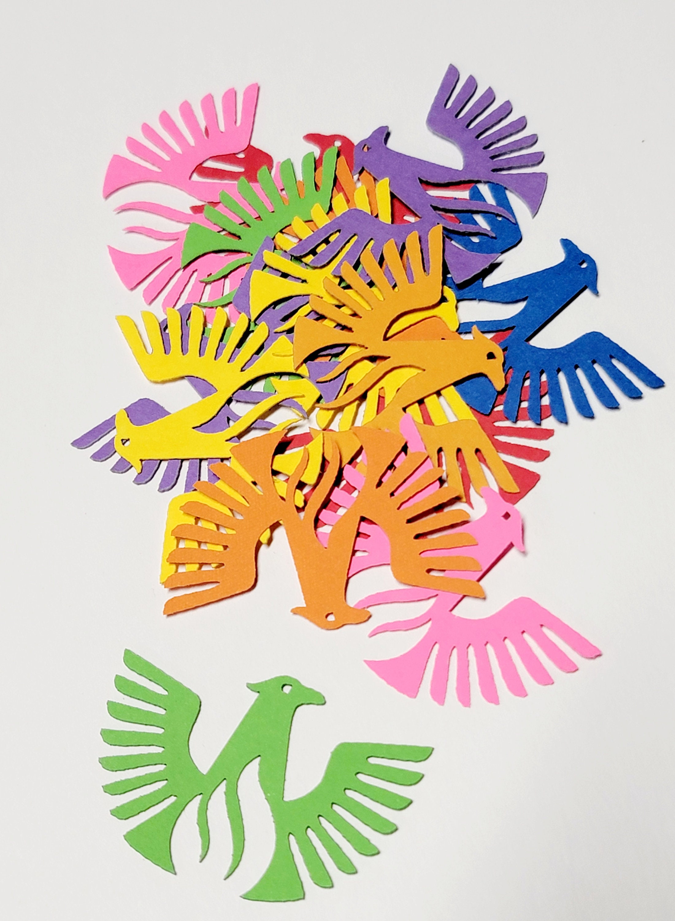 Phoenix Bird Die Cut Out ( Scrap Booking, Confetti, Party Decoration ...