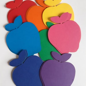 Apple Die Cut Outs ( School Projects, Scrap Booking, Card Making ...