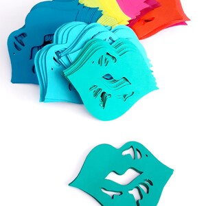 Lip Die Cut Outs Party Decoration, Bachelorette Party Decor, Confetti ...