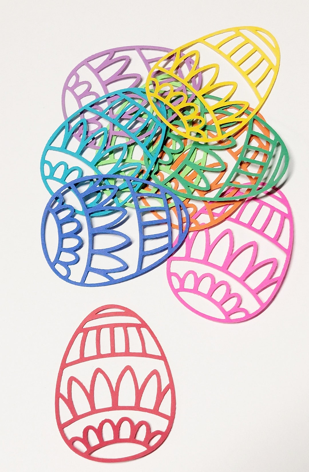 Easter Egg Die Cut Outs ( Easter Decoration, DIY Crafts, Card Making ...