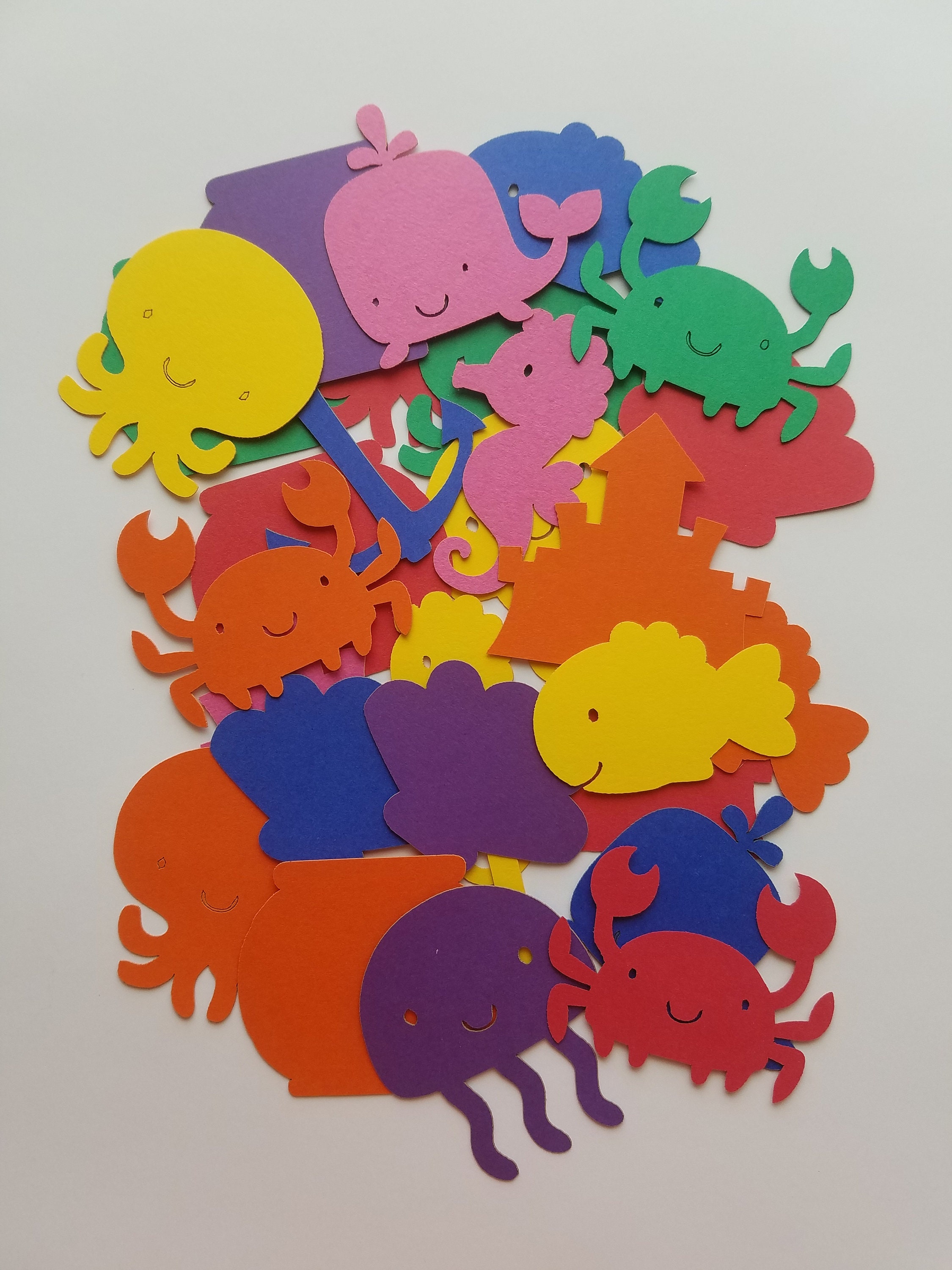 Under the Sea Creature Die Cut Variety Pack ( Scrap Booking, Kids ...