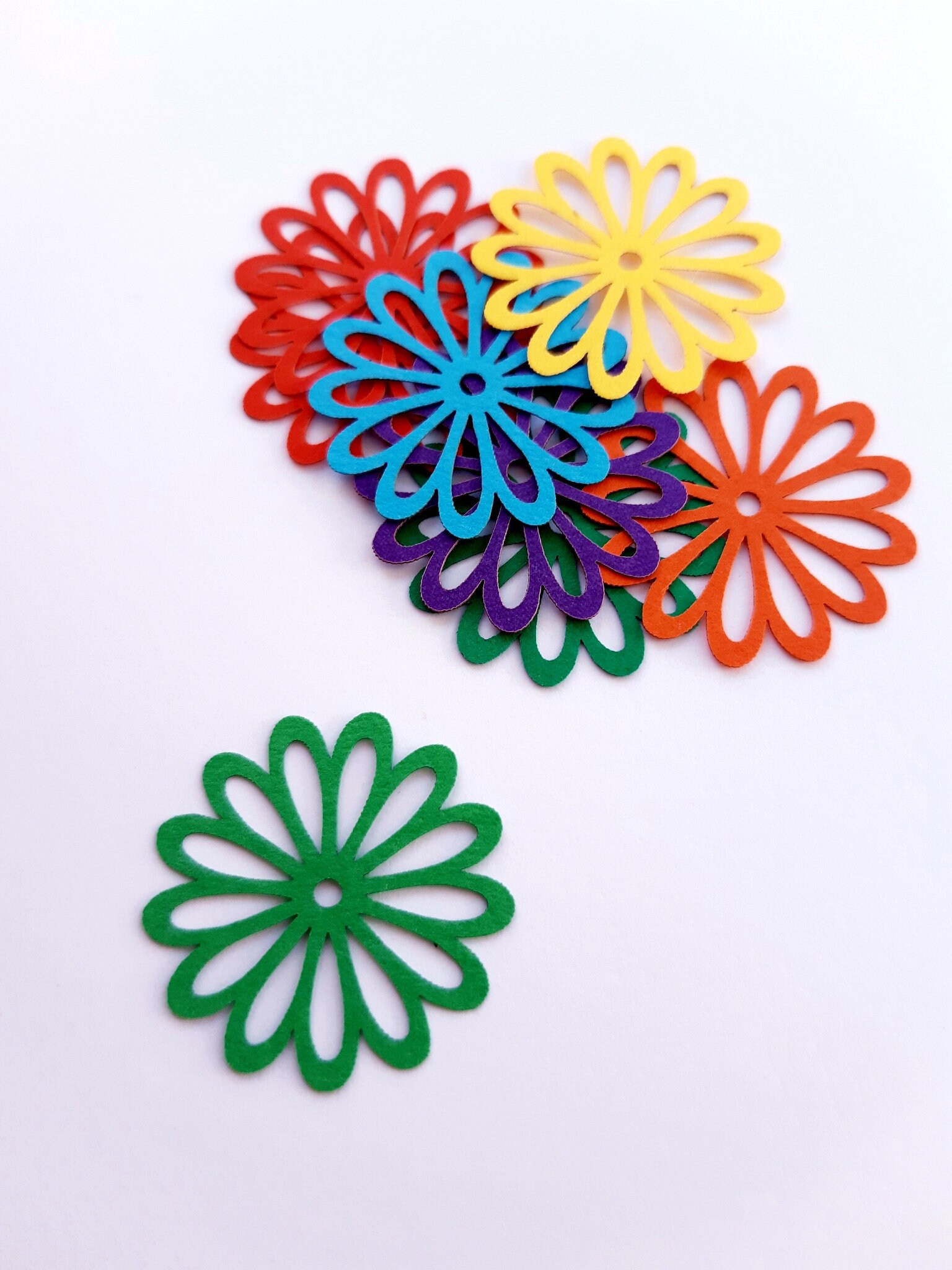 Daisy Flower Die Cut Outs ( Scrap Booking, Wedding Decoration, Spring ...