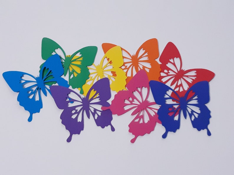 Butterfly Die Cut Outs ( Spring Decor, Baby Shower Decor ...