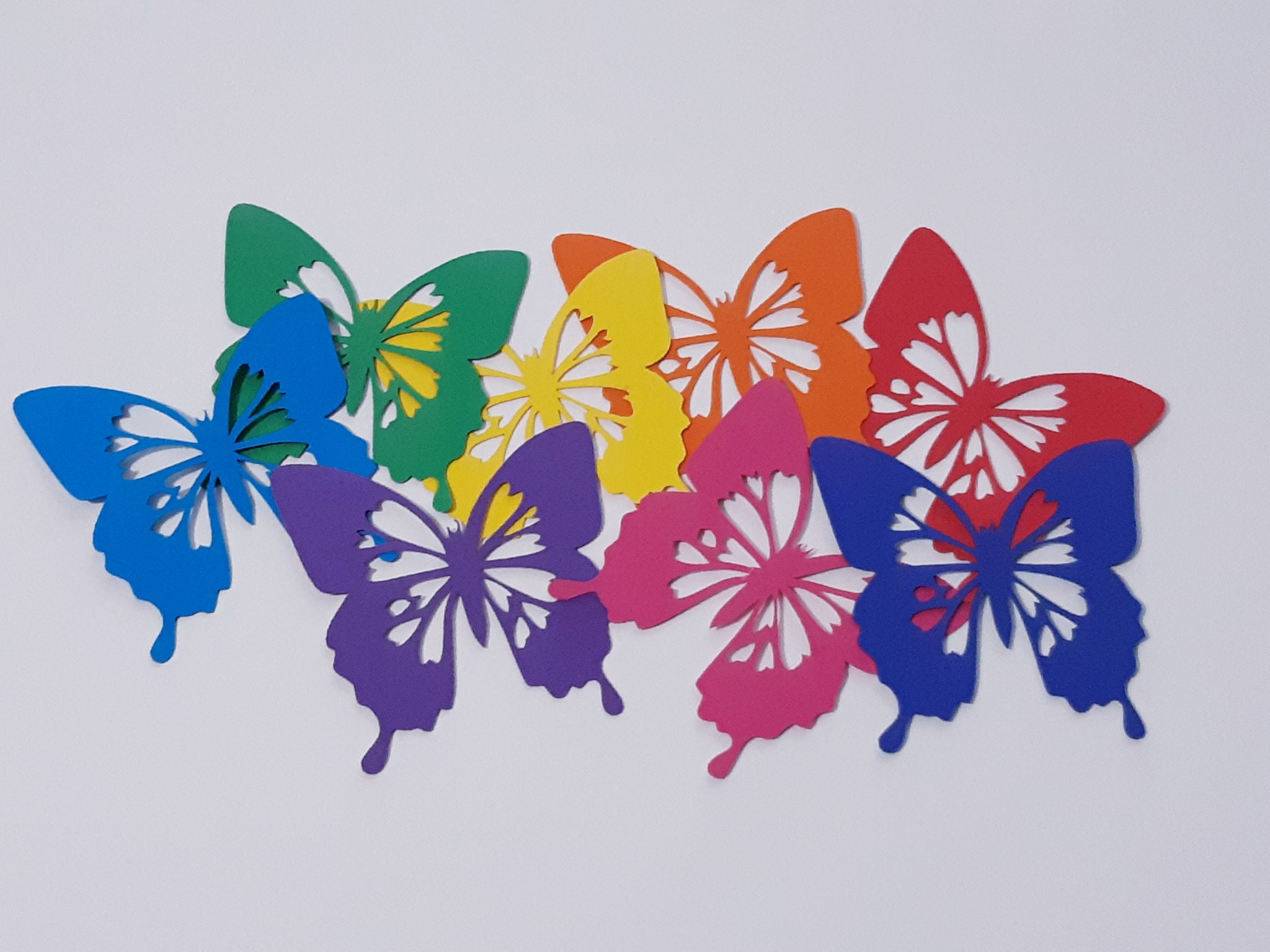 Butterfly Die Cut Outs Spring Decor Baby Shower Decor - Etsy