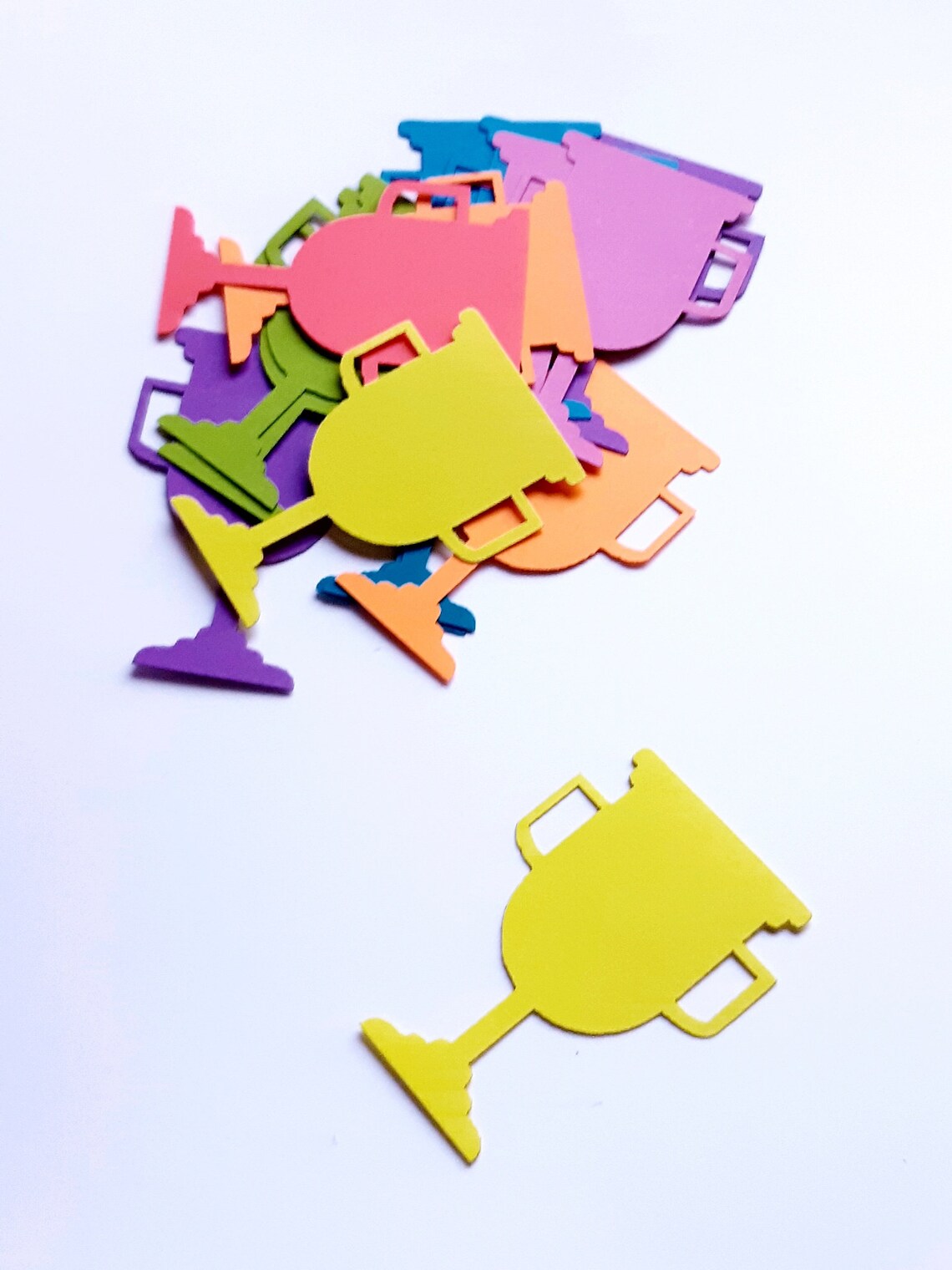 Trophy Die Cut Outs School Projects Scrap Booking - Etsy