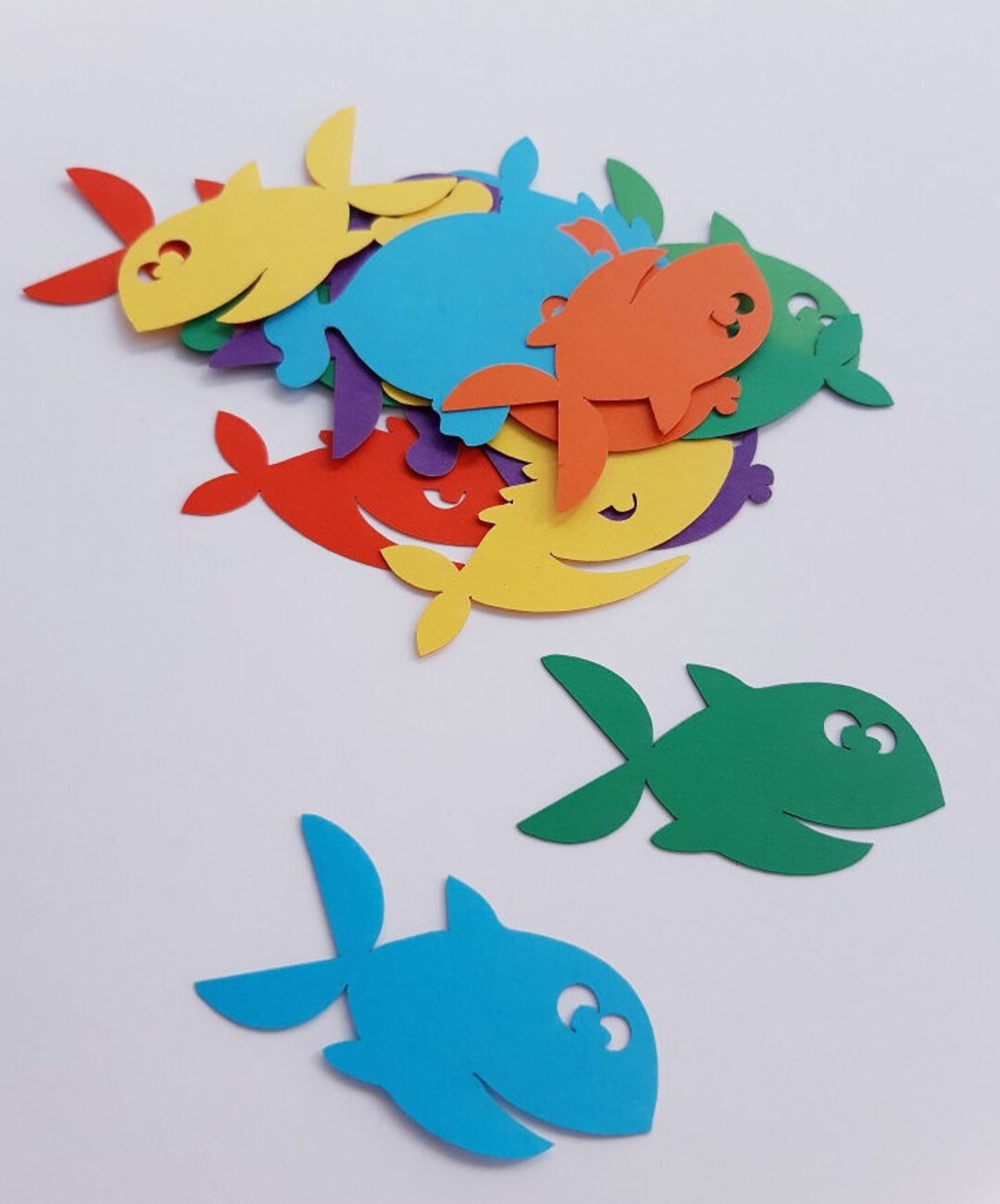 Fish Die Cut Outs ( Scrap Booking, Under the Sea Theme, Party ...