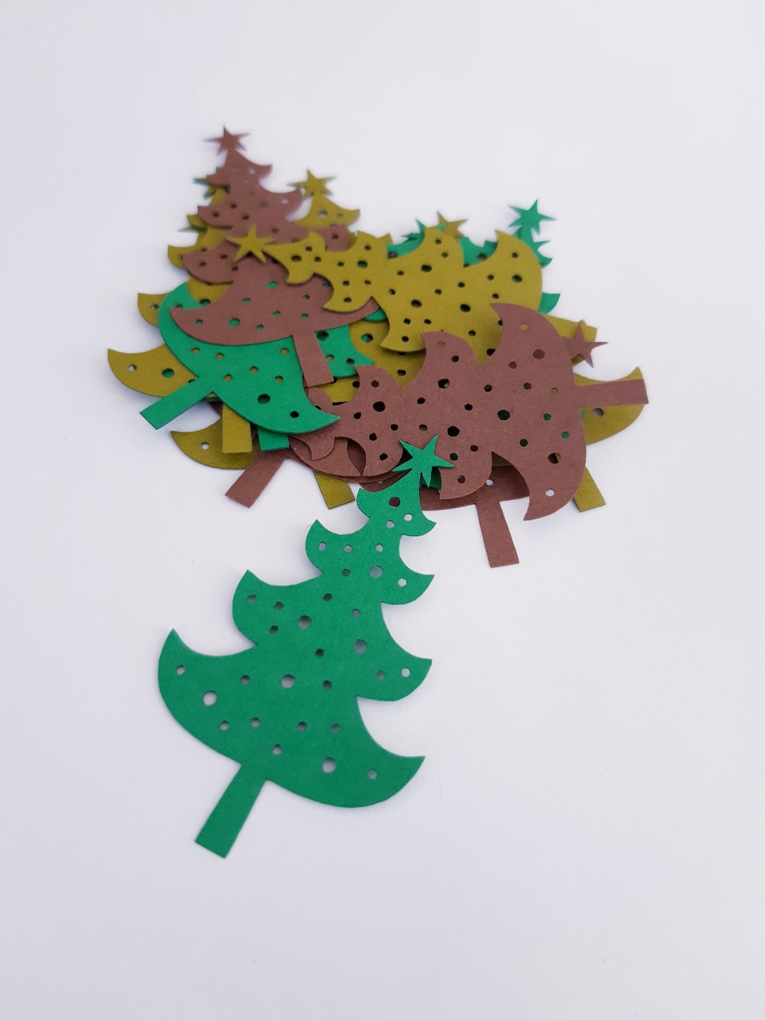 Christmas Tree Holiday Tree Die Cut Outs ( Christmas Decoration ...