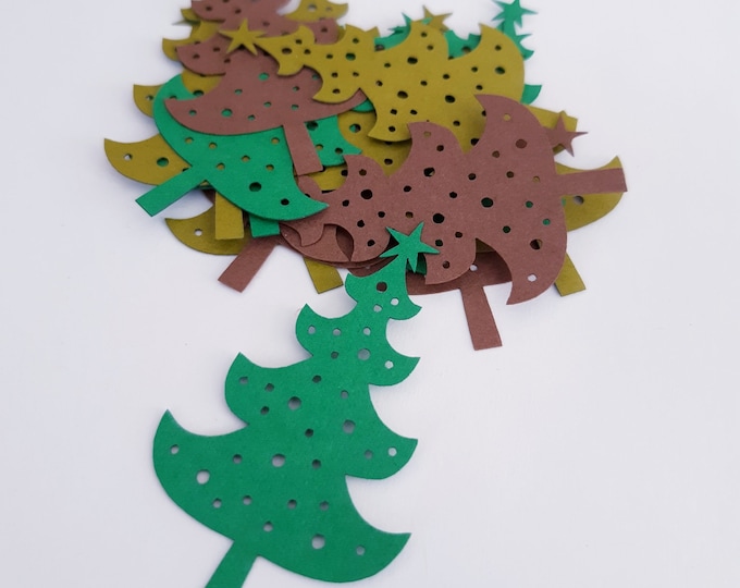 Christmas Tree Holiday Tree Die Cut Outs ( Christmas Decoration ...