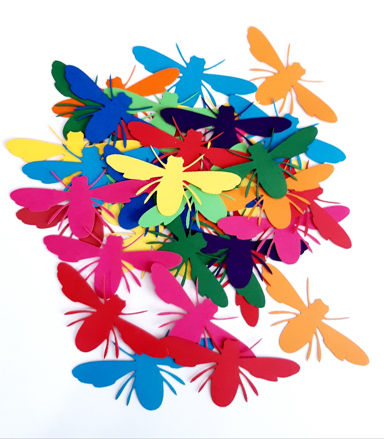 Dragon Fly Die Cut Out Embellishments Confetti Kids | Etsy