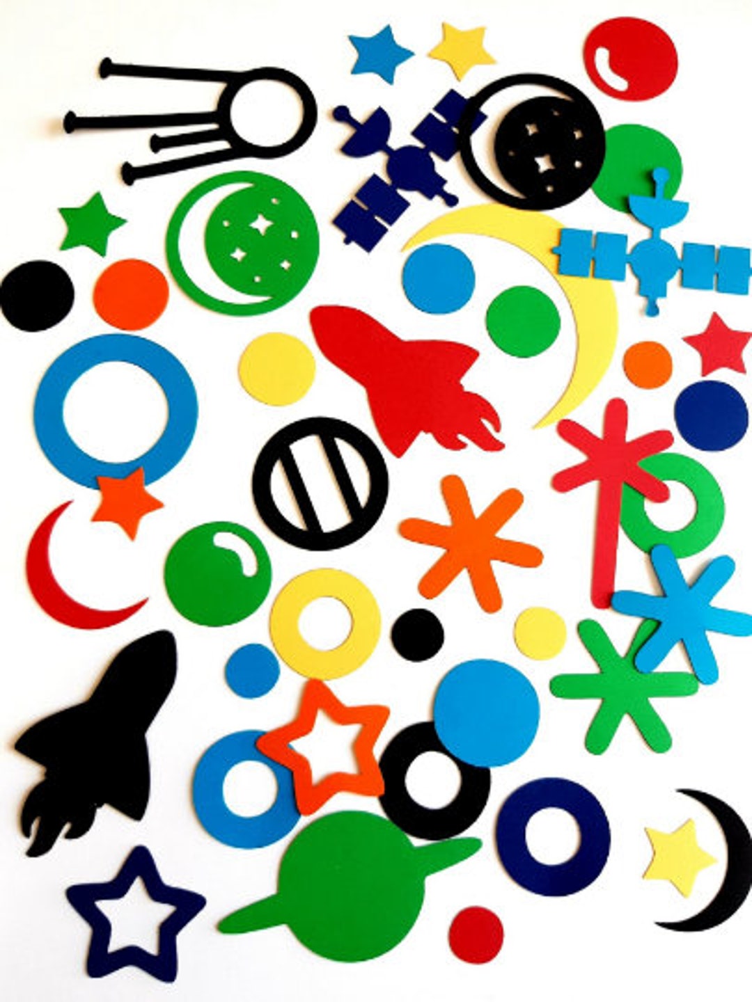 Space Die Cut Outs ( STEM Activities , Scrap Booking, Space Decor ...