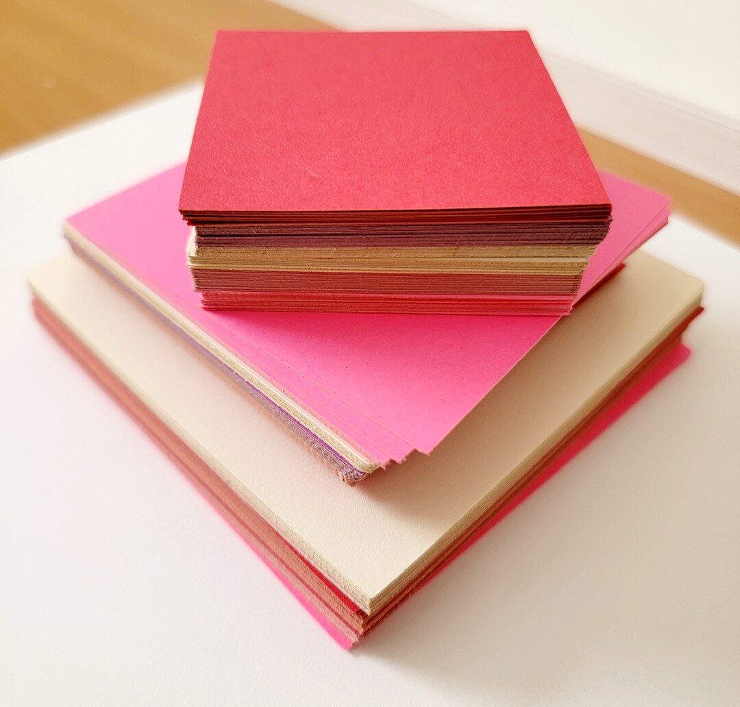 Set of 3 Different Size Square Die Cut Outs ( Card Making, Valentines ...