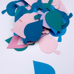 Round Leaves / Petals Die Cut Outs ( Scrap Booking, Leaf Decor ...