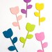 Tulip Die Cut Outs ( Card Making, Confetti, Scrap Booking, Party ...