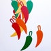 Chili Pepper Die Cut Outs ( Scrap Booking, Confetti, Party Decoration ...