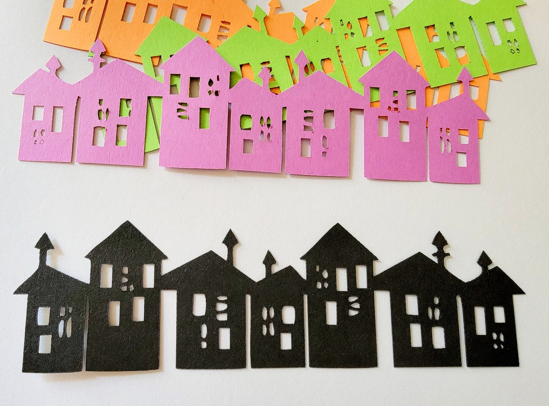 House / Home Die Cut Out ( Spooky Decoration, Halloween Decor, Card ...