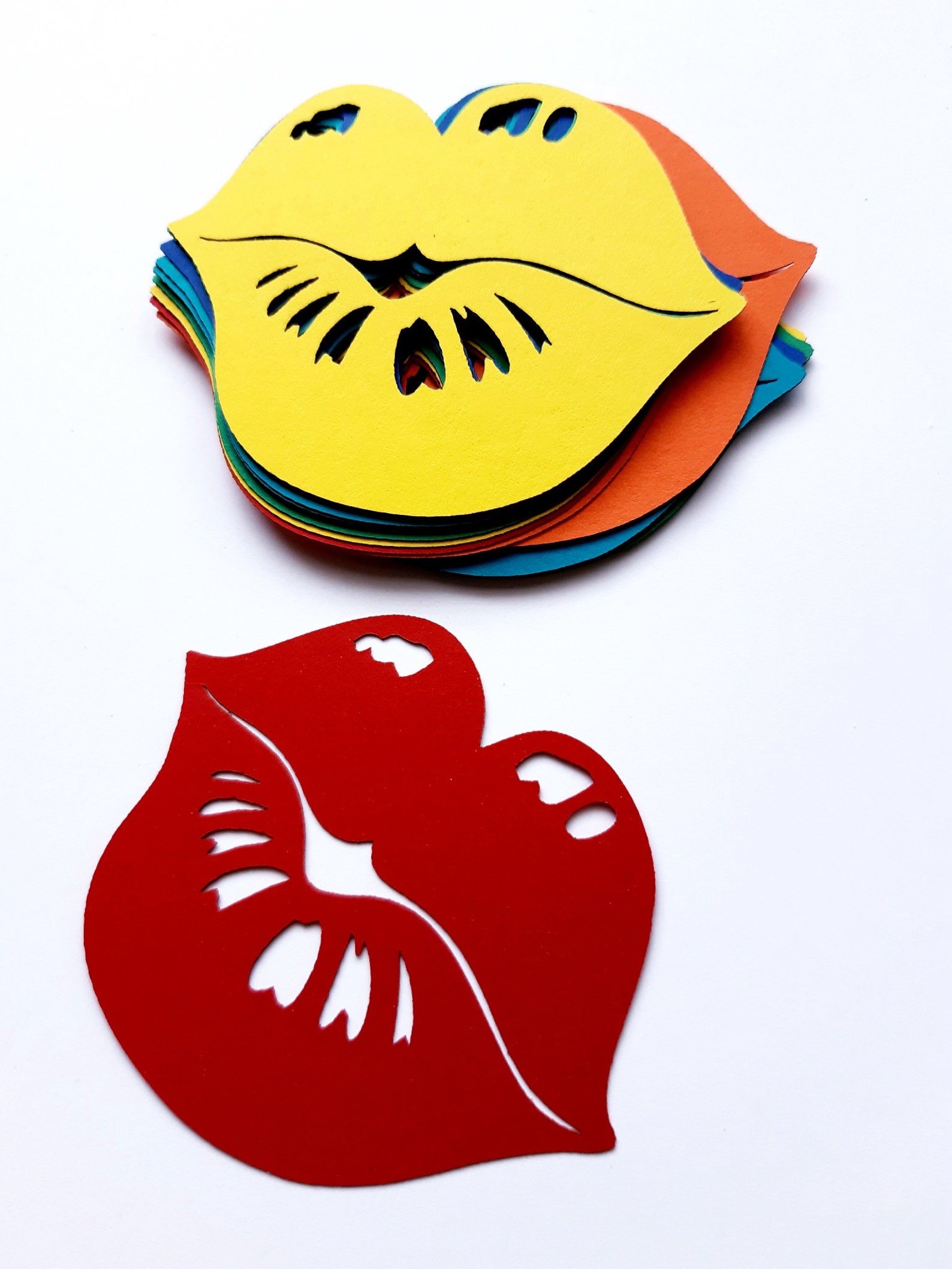 Lip Die Cut Outs Party Decoration Bachelorette Party Decor - Etsy