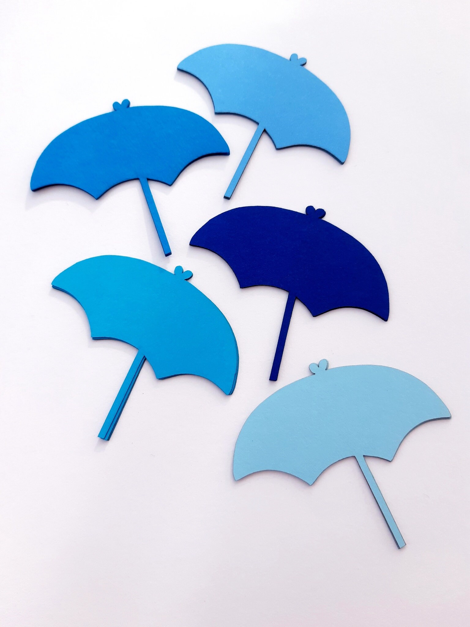Blue Baby Shower Umbrella Clip Art