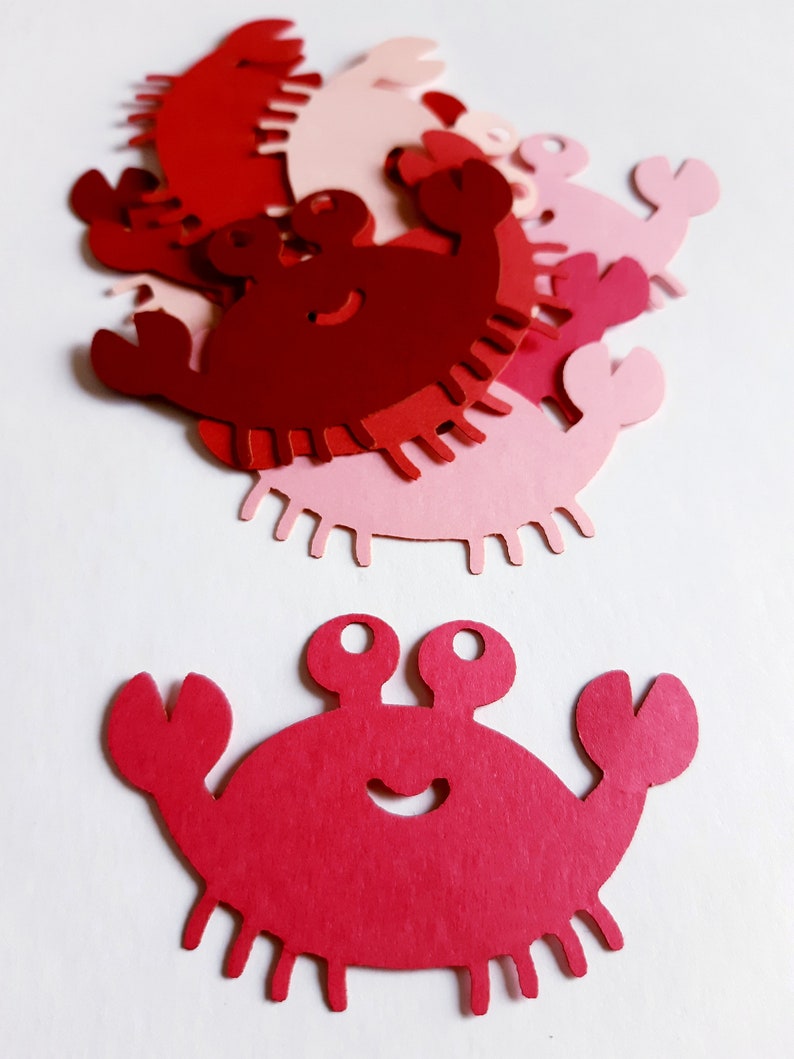 Crab Die Cut Outs ( Under the Sea Theme, Scrap Booking, Embellishments ...