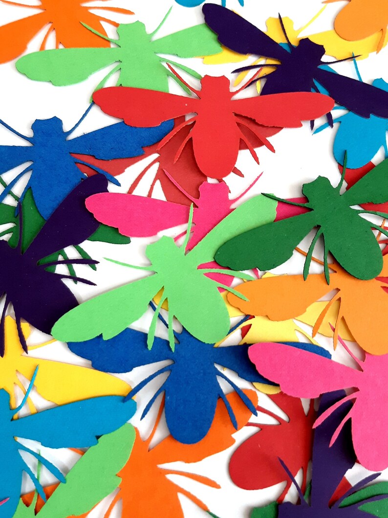 Dragon Fly Die Cut Out Embellishments Confetti Kids | Etsy