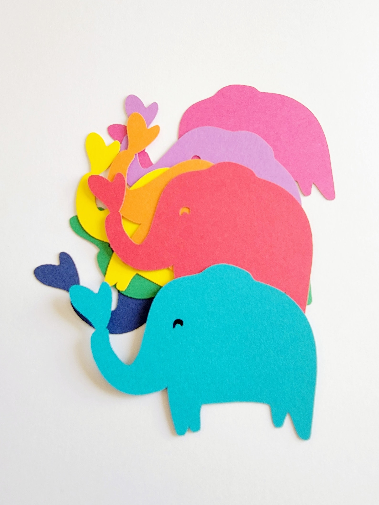 Elephant Die Cut Out Baby Shower Kids Crafts Card Making - Etsy