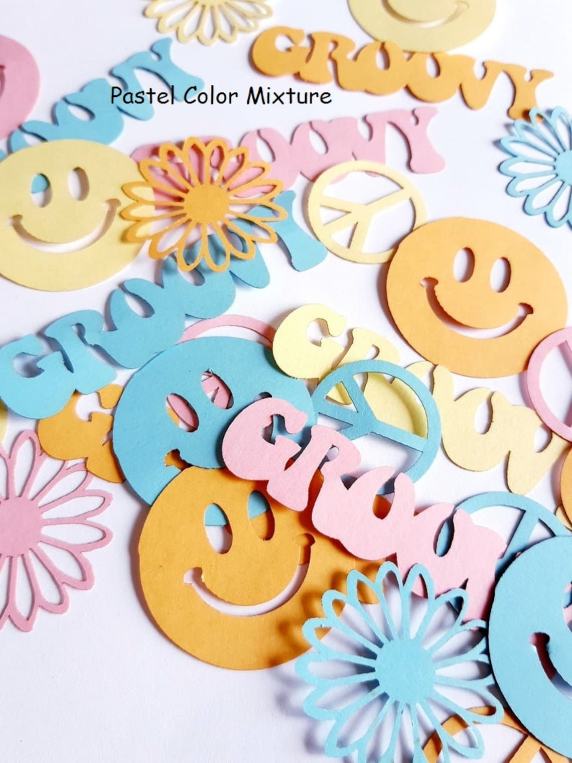 Groovy Retro 60s Themed Die Cut Out Variety Pack Retro - Etsy