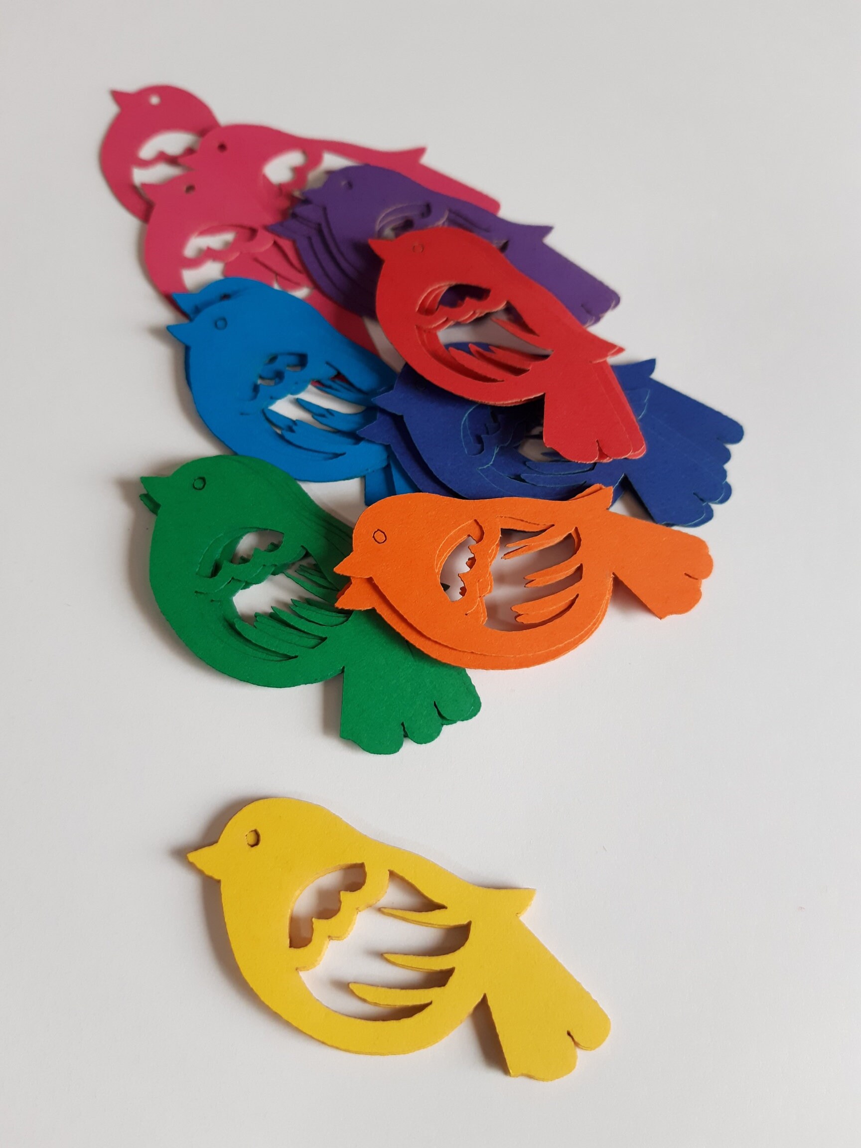 Bird Die Cut Out ( Spring Decoration, Baby Shower, Embellishments ...