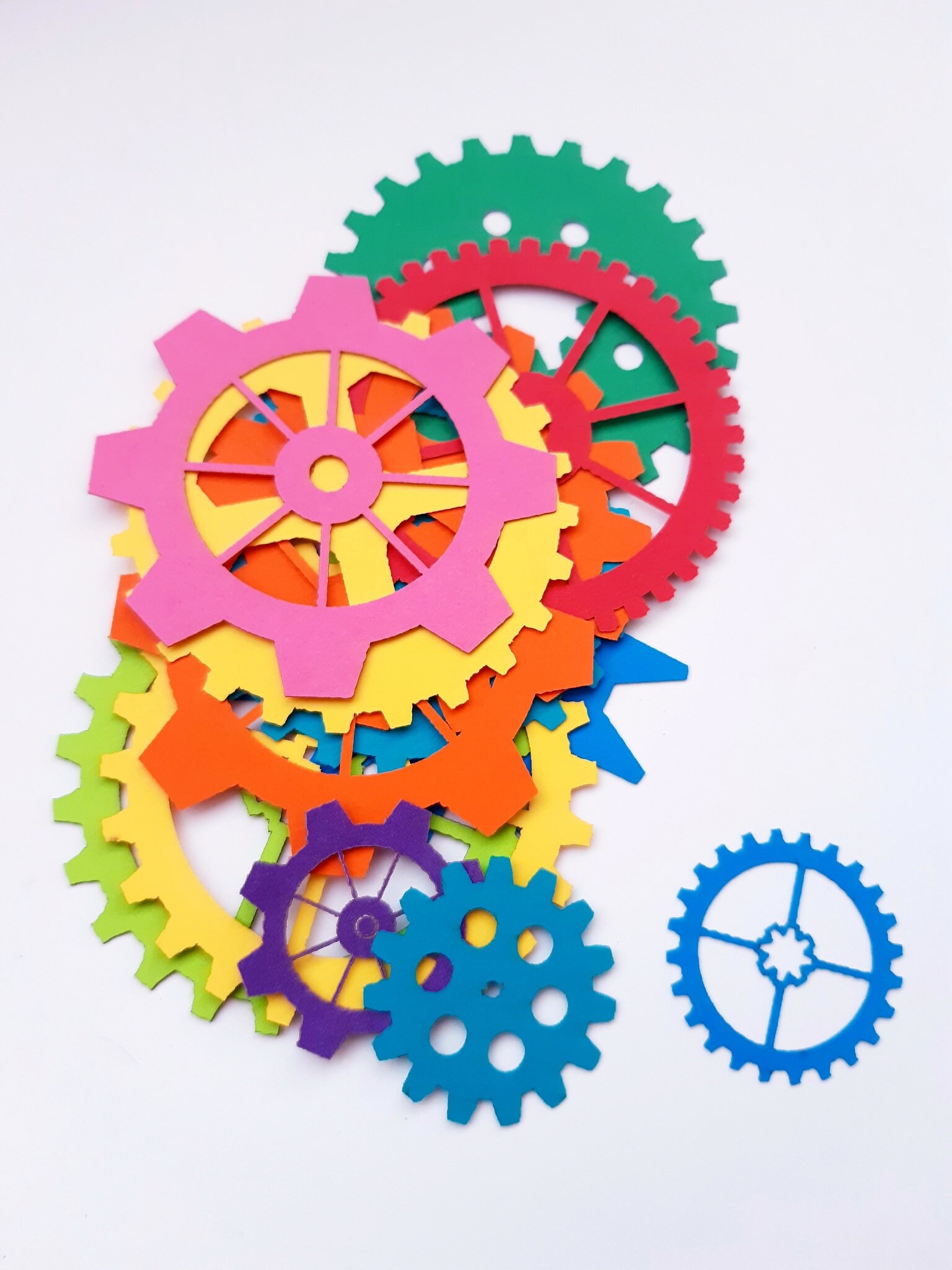 Steam Punk Gear Style Die Cut Outs ( STEM Class, Kids Crafts, Party ...
