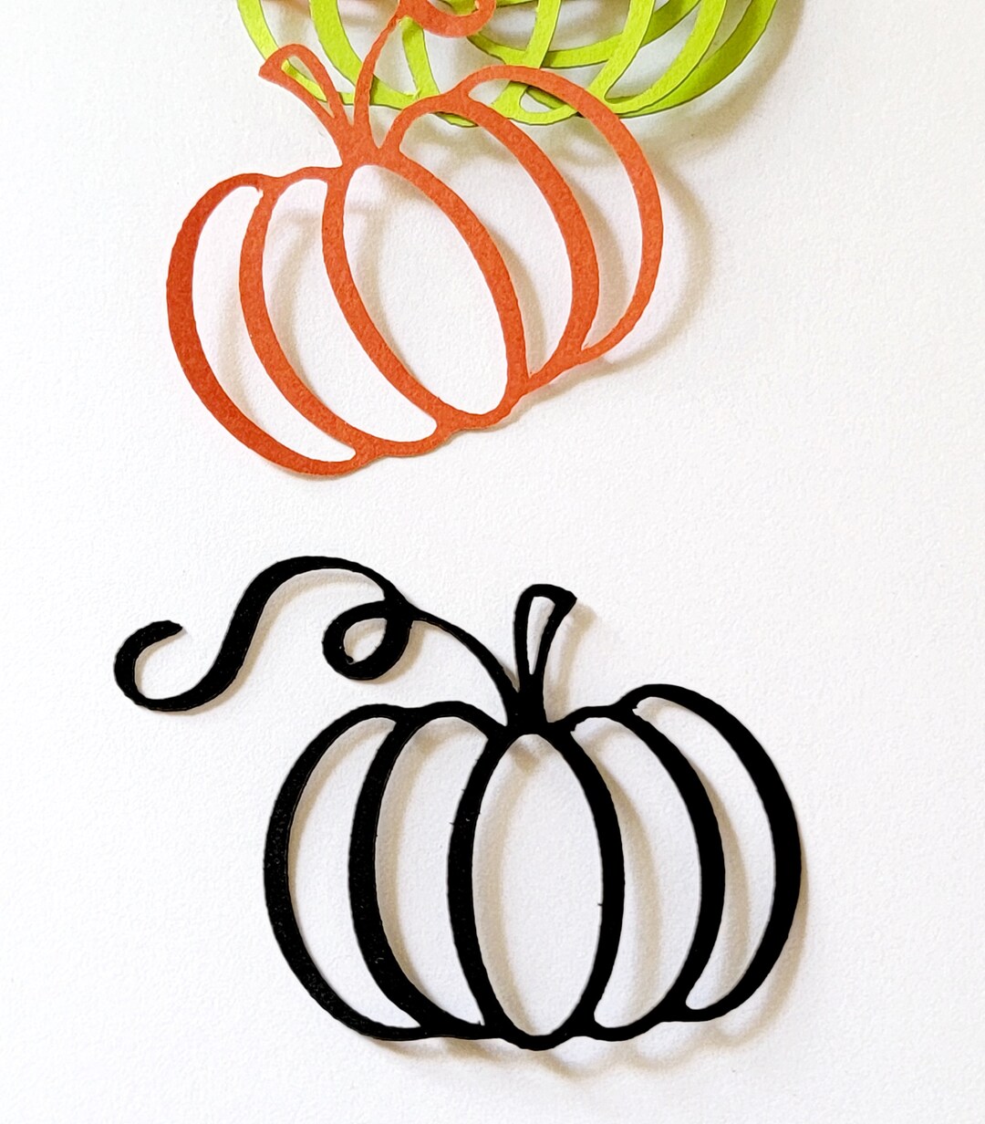 Pumpkin Die Cut Outs ( Halloween Decor, Fall Decor, Kids Crafts, Scrap ...