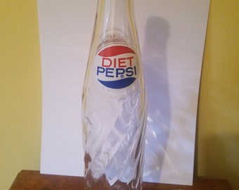 Diet Pepsi Glass Bottle Etsy