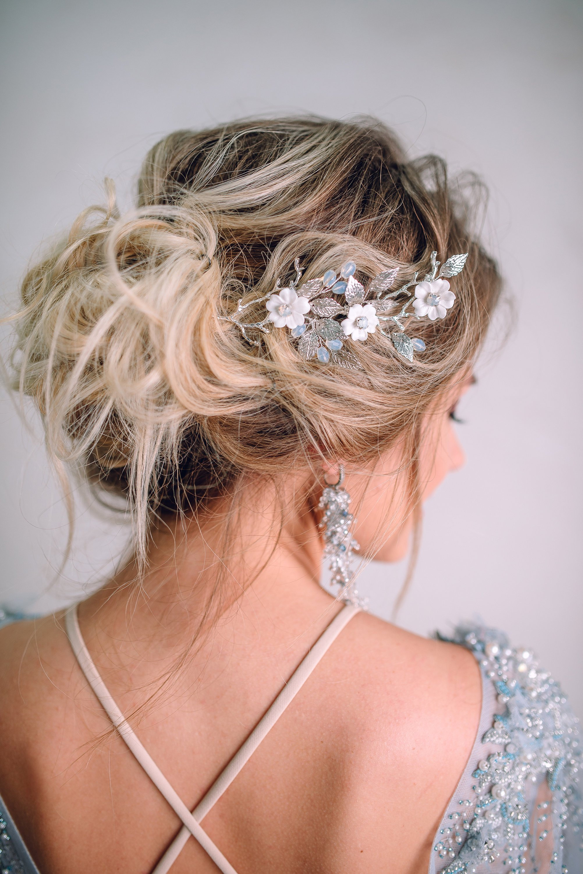 Bruids haar stuk-bruiloft haar wijnstok-bruiloft hoofd | Etsy